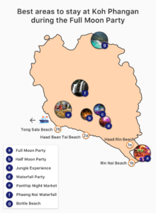 Where To Stay In Koh Phangan For Full Moon Party 2025 - TravelFoodExpert